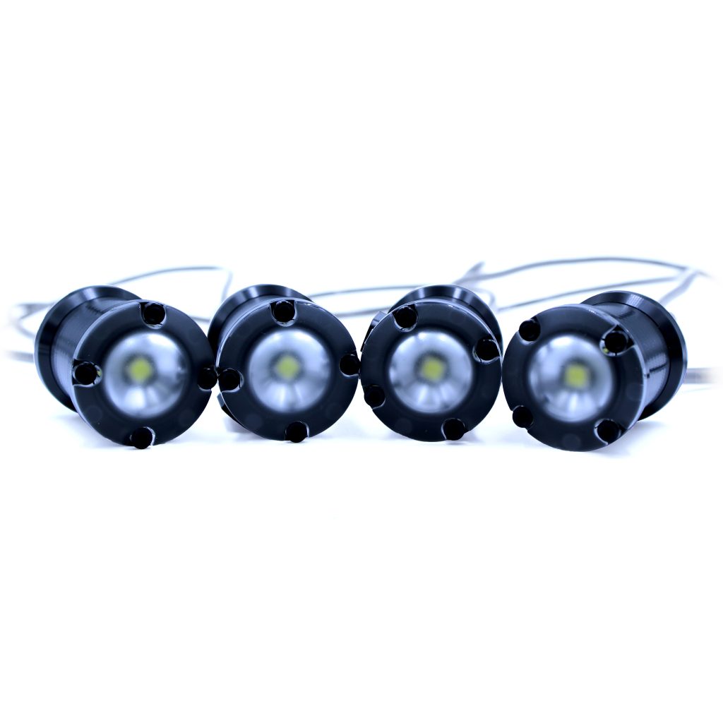 Set luces LED 2 o 4 focos para ROV – Adentu Ingeniería